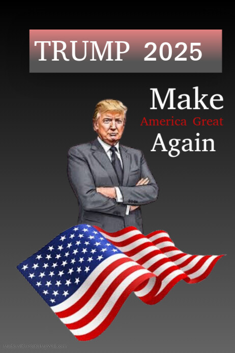 Plantilla de Trump | PosterMyWall