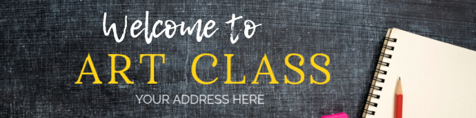 Black Typographic Welcome To Our Classroom Google Header Google ...