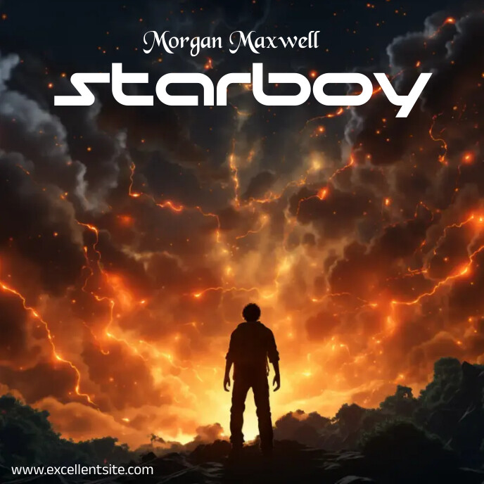 Black Typography Album Cover Template | PosterMyWall