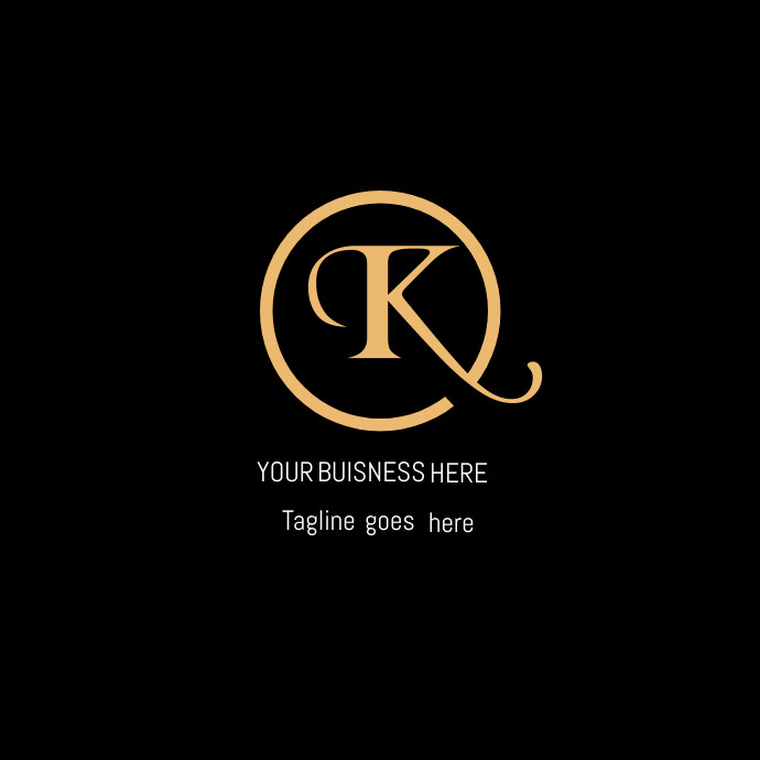 Black Typography Business Logo Logo Template | PosterMyWall