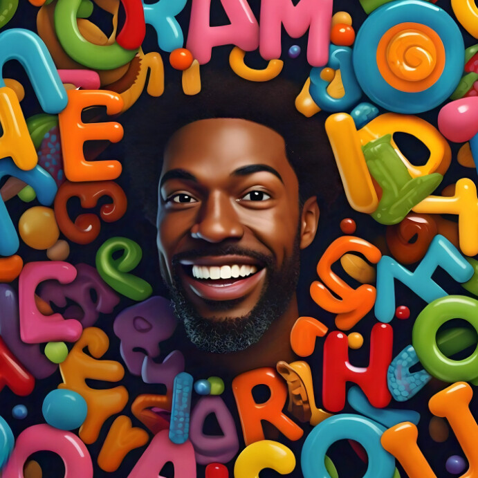 Black Typography Family Fun With Typography I Template | PosterMyWall