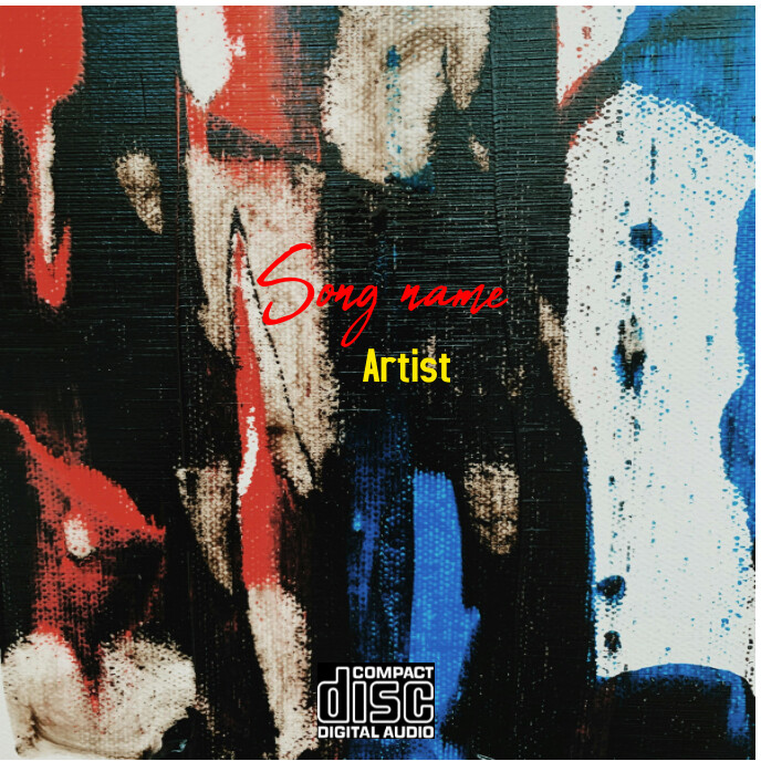 Black Typography Primary Topic Album Cover Template | PosterMyWall