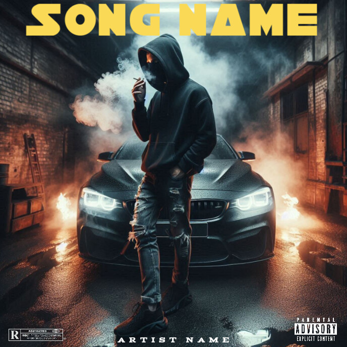 Copy of Black Urban Cd Mixtape Album Cover Album Cover | PosterMyWall