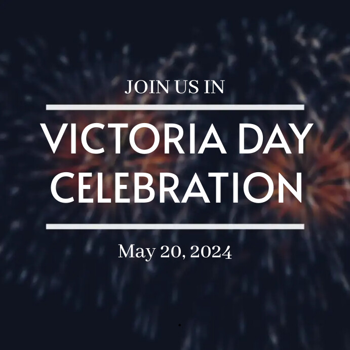 Black Victoria Day Celebration Instagram Pos Templat | PosterMyWall
