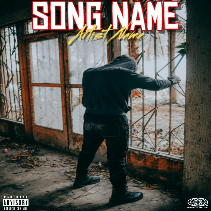 Black Vintage Alone Man Mixtape Cover Album Cover Template | PosterMyWall
