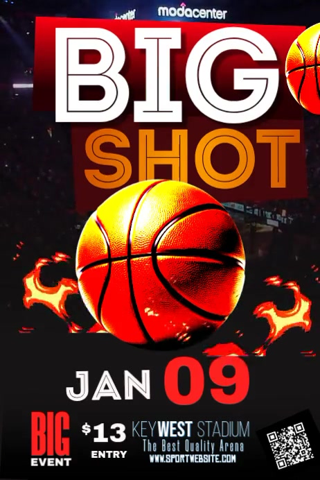 Plantilla de Black Vintage Basketball Game Poster | PosterMyWall