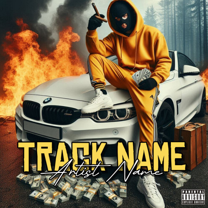 Copy of Black Vintage Best Rap Cover Mixtape Cover Album Cover ...