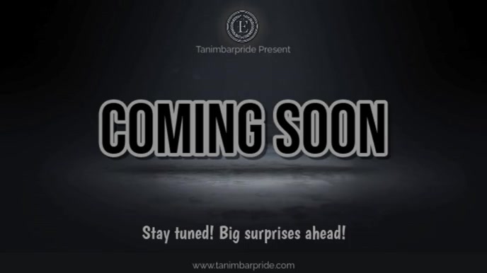 Black Vintage Coming Soon Design Free Digital Display (16:9) Template ...