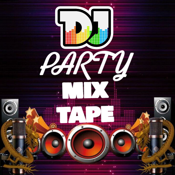 Copy of Black Vintage Dj Party Mix Tape Cover Instag | PosterMyWall