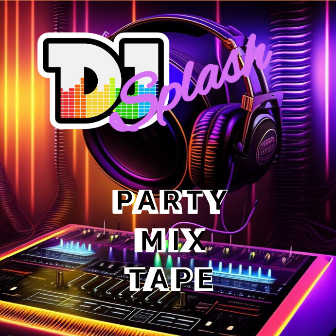 Szablon Black Vintage Dj Party Mix Tape Cover Instagr | PosterMyWall