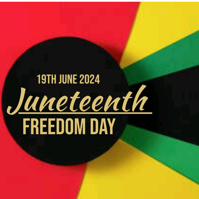 Black Vintage Freedom Celebration Flyer Inst Template | PosterMyWall