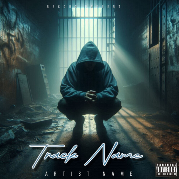 Copy of Black Vintage Man In Jail Cd Mixtape Cover Album Cover ...