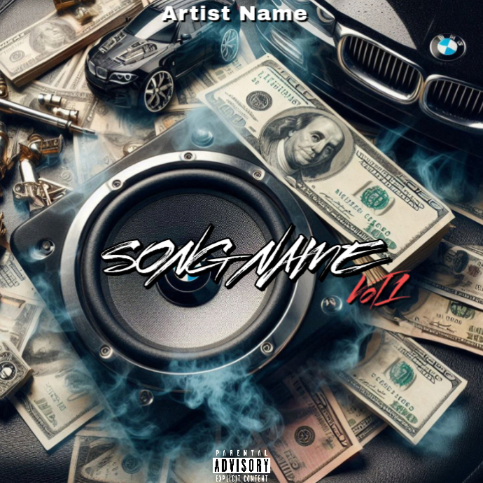 Black Vintage Mixtape Cover Album Cover Template | PosterMyWall