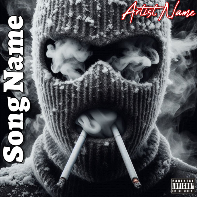 Black Vintage Mixtape Cover Artwork Music Cover Album Cover Template ...