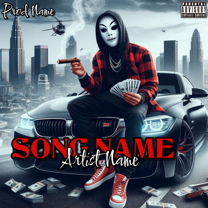 Black Vintage Mixtape Cover Rap Album Cover Template | PosterMyWall