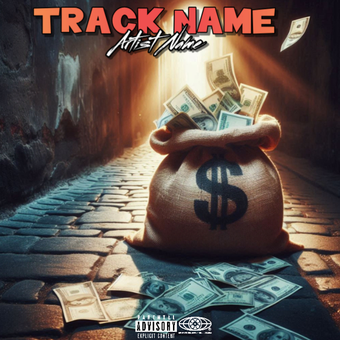 Plantilla de Black Vintage Money Album Cover | PosterMyWall
