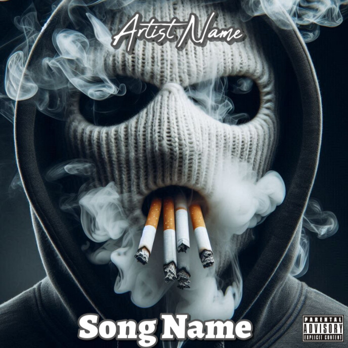 Copy of Black Vintage Single Mixtape Cover Artwork Music Cover Album ...