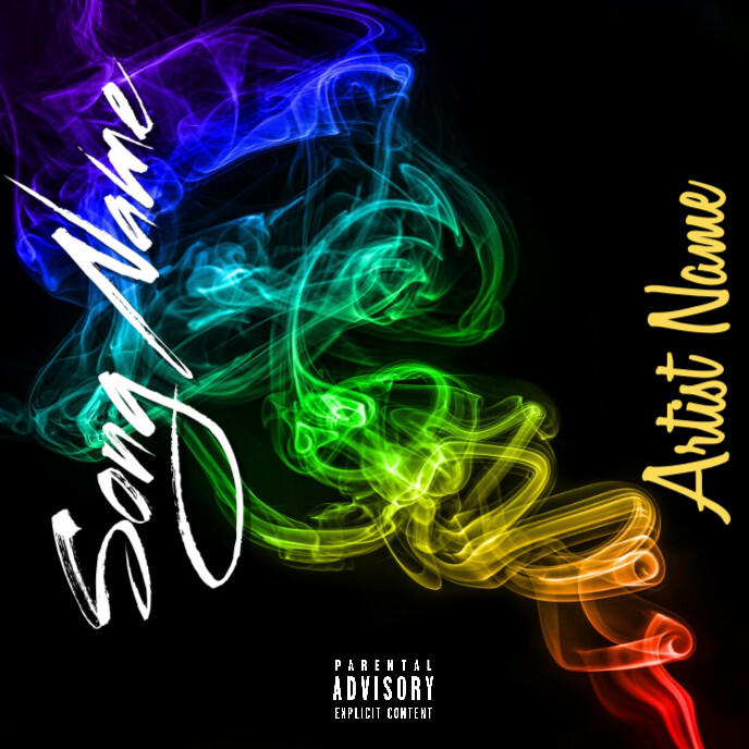 Copia de Black Vintage Smoke Mixtape Cover Artwork Album Cover ...