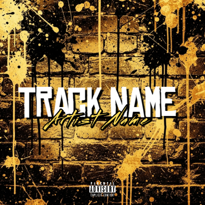 Black Vintage Track Mixtape Cover Album Cover Template | PosterMyWall