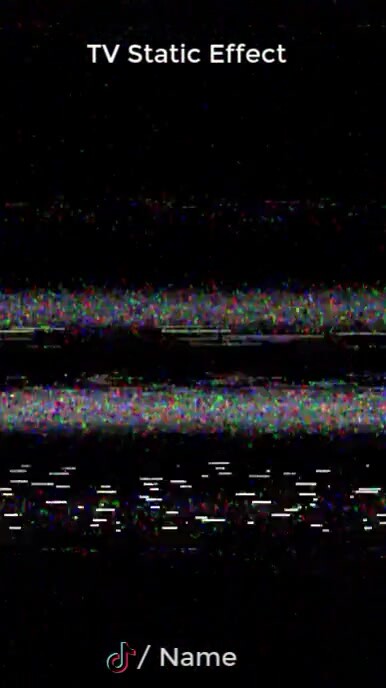 Black Vintage Tv Static Effect Instagram Reel Template | PosterMyWall