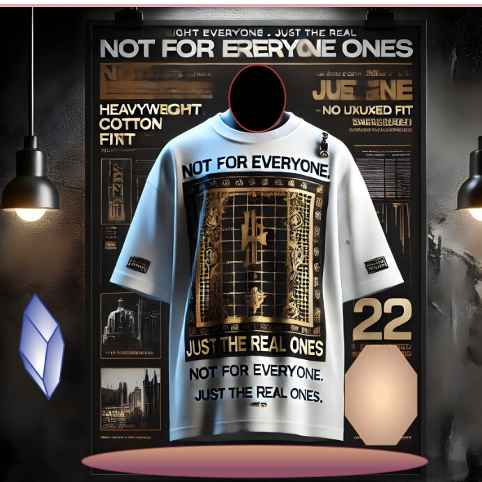 Black Vintage White T-shirt With Urban Backdrop & Hard Hitting Promo ...