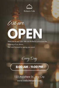 Open poster Template | PosterMyWall