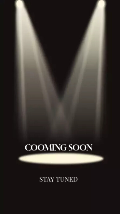 Copy of Black White Simple Coming Soon | PosterMyWall