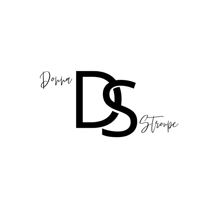 Black White Typographic Modern Monogram Logo Template | PosterMyWall