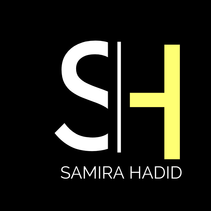 Black White Yellow Simple Initial Name Logo Template | PosterMyWall