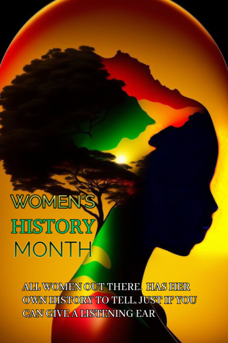 Copy of Black Women's History Month Poster | PosterMyWall