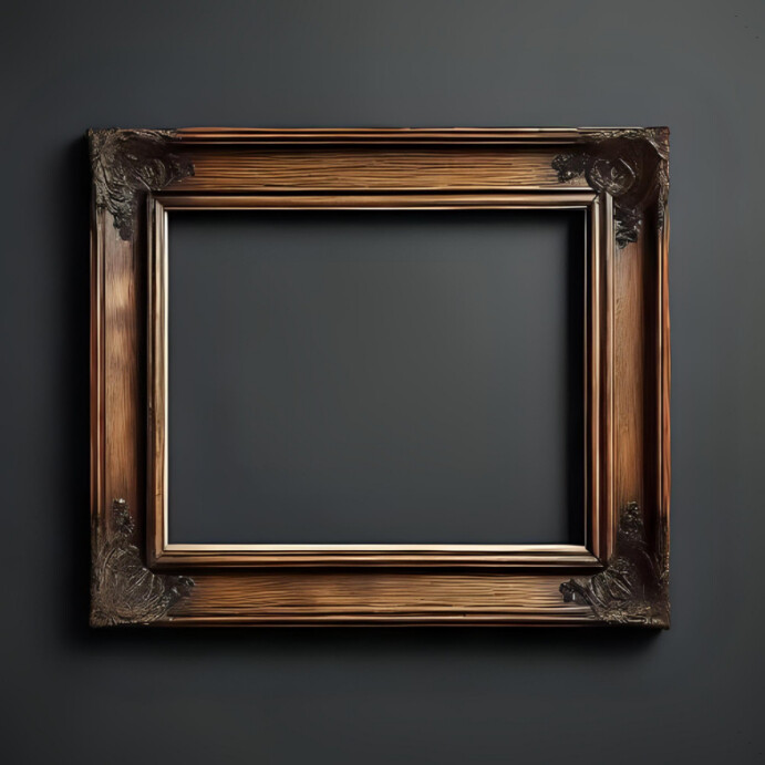 Copy of Black Wooden Frame Template | PosterMyWall