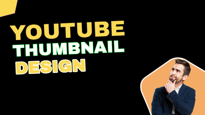 Black Youtube Thumbnail Template | PosterMyWall