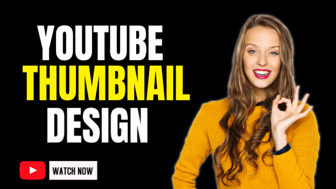 Plantilla de Black Youtube Thumbnail | PosterMyWall