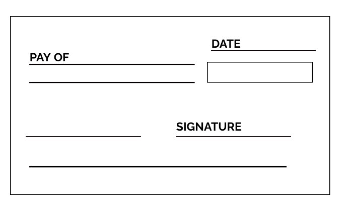 BLANCK CHECK TEMPLATE | PosterMyWall