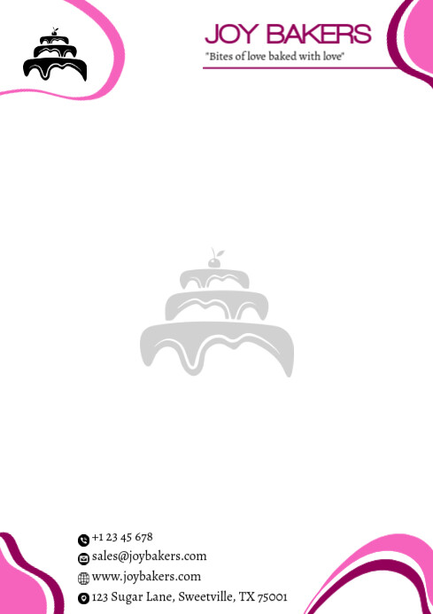 Blank Editable Letter Head Template | PosterMyWall