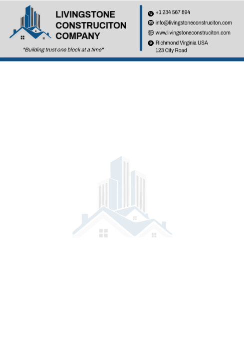 Copy of Blank Letter Head Design | PosterMyWall