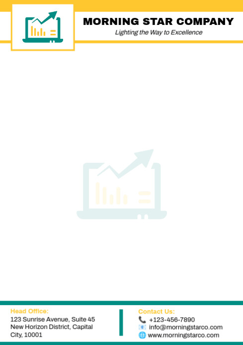 Blank Logo Letter Head Template | PosterMyWall
