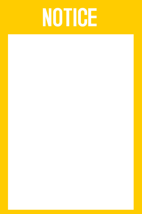 Copy of blank notice board | PosterMyWall