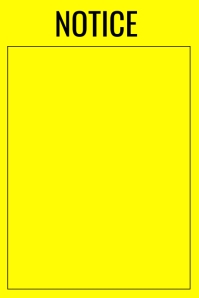 blank notice Template | PosterMyWall