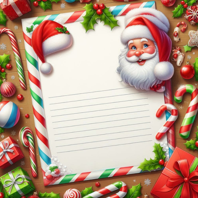 Blank Santa Letter Template | PosterMyWall