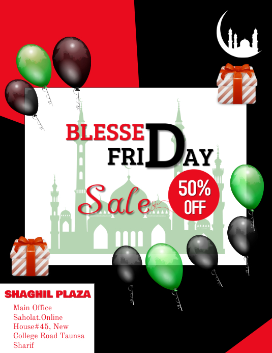 Blessed Friday Template | PosterMyWall