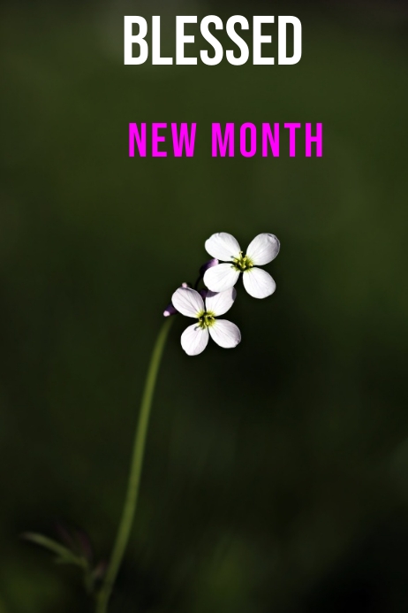 Blessed New Month Template | PosterMyWall