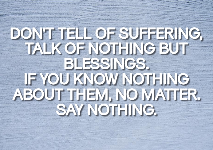 BLESSING AND SUFFERING QUOTE TEMPLATE | PosterMyWall