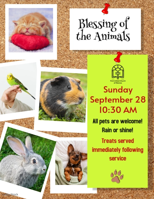 Blessing of the Animals Template | PosterMyWall