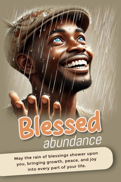 Blessings Template | PosterMyWall