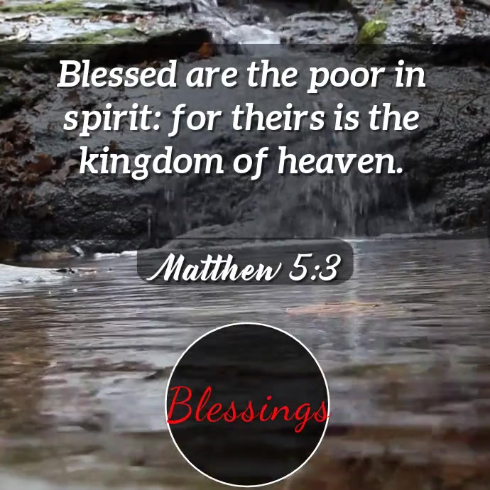 Blessings Inspirational Video Template | PosterMyWall