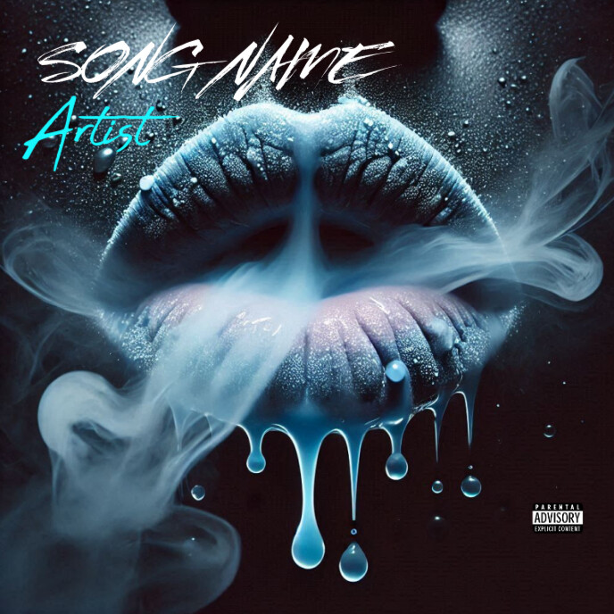 Blew lips mixtape album cover Template | PosterMyWall