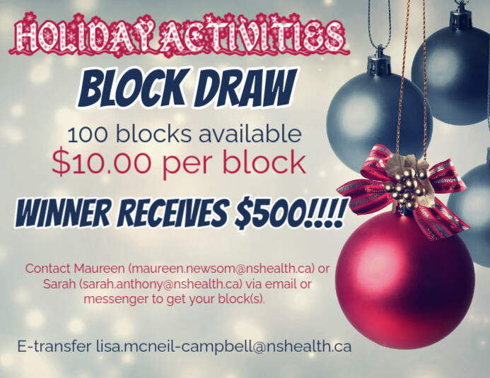 Block Draw Flyer US Letter Festive Template | PosterMyWall
