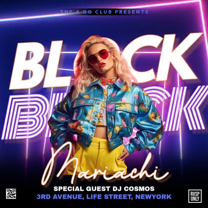 Block Night Party Video Template | PosterMyWall