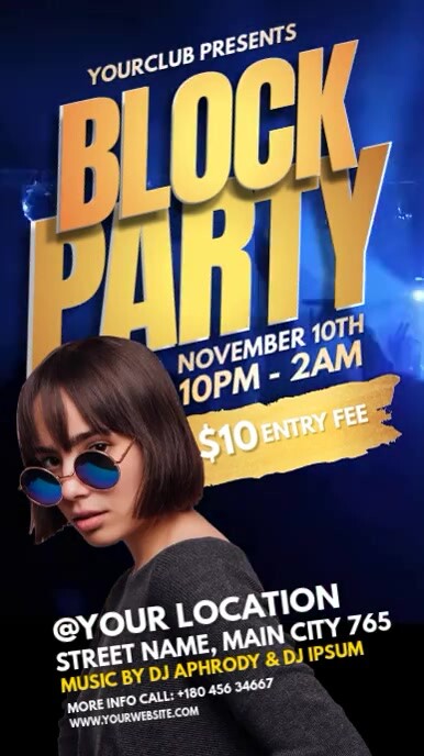 Copy of block party (2) | PosterMyWall